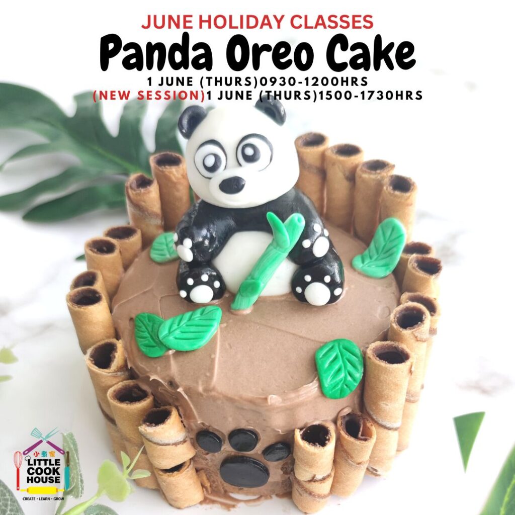 Panda Oreo Cake | Little Cookhouse